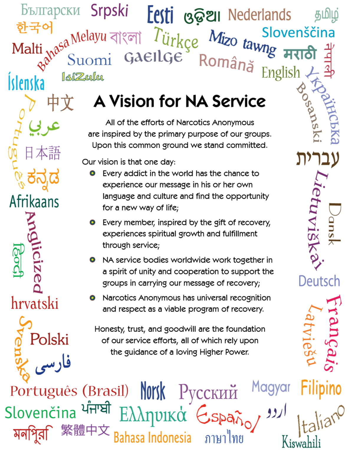 Service - American River Area Narcotics Anonymous